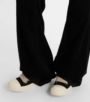 Rick Owens Jumbolace Denim Sneakers