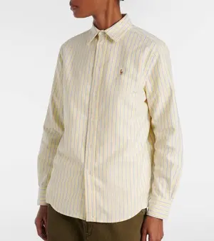 Polo Ralph Lauren Striped Cotton Shirt - Yellow