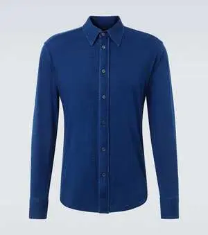 TOM FORD Cotton Shirt - Blue