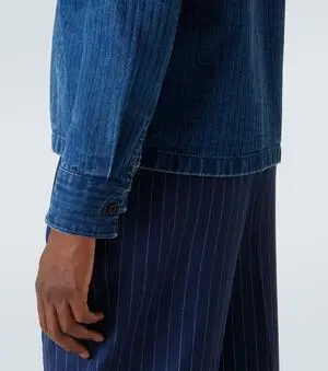 TOM FORD Striped Denim Overshirt