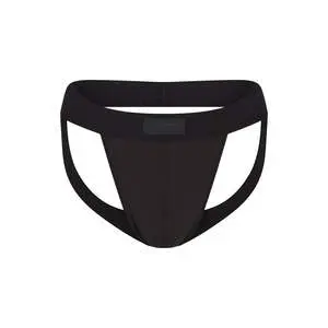 SKIMS Cotton Mens Jockstrap Onyx