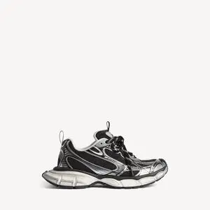 Balenciaga Silver Tone Sneakers For Women