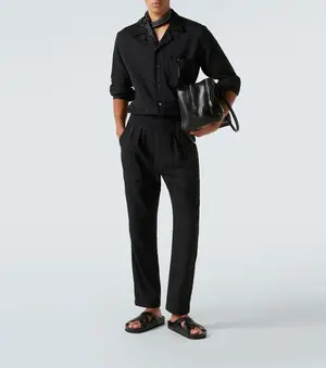 TOM FORD Striped Cotton And Silk Shirt