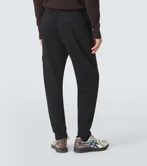 Stone Island Compass Cotton Fleece Sweatpants