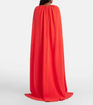 Oscar De La Renta Silk-blend Georgette Kaftan