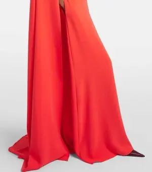 Oscar De La Renta Silk-blend Georgette Kaftan