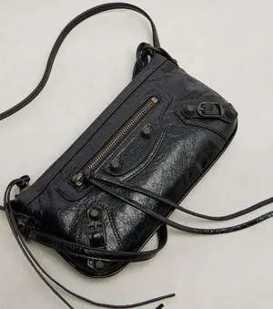Balenciaga Le City Leather Shoulder Bag