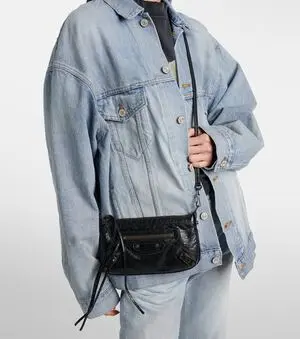 Balenciaga Le City Leather Shoulder Bag