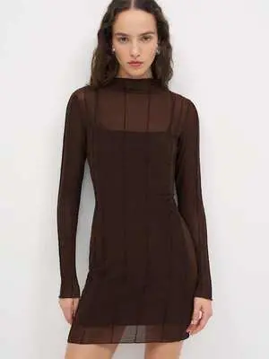 REFORMATION Elani Knit Dress - Brown