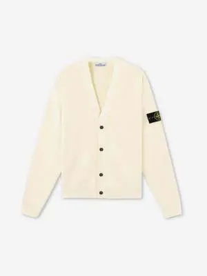 Stone Island Cotton Knit Cardigan - Beige