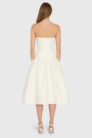 Amanda Uprichard Valencia Bow Dress