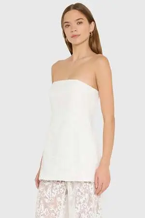 Amanda Uprichard Linda Tunic - Ivory