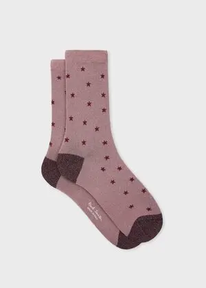 Paul Smith Star Patterned Cotton-blend Socks