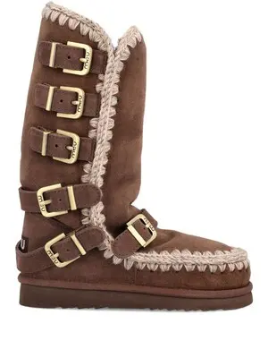 Mou Eskimo 40 Buckle Straps Boots - Brown