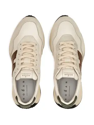Hogan H601 Leather Sneakers - White