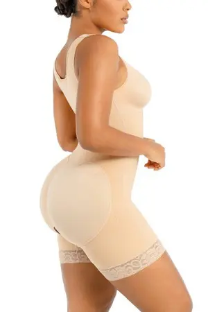 SHAPELLX Full Coverage Sculpting Bodysuit - Pinkish Beige