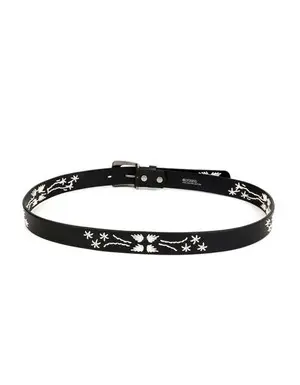 OLD TREND Senna Leather Belt - Black