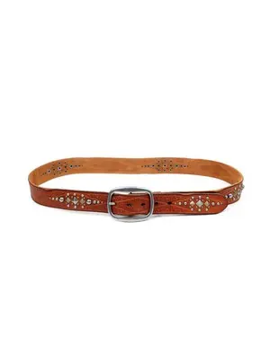OLD TREND Legend Genuine Leather Studded Belt - Camel