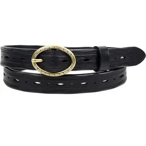 OLD TREND Genuine Leather Perforated Belt
