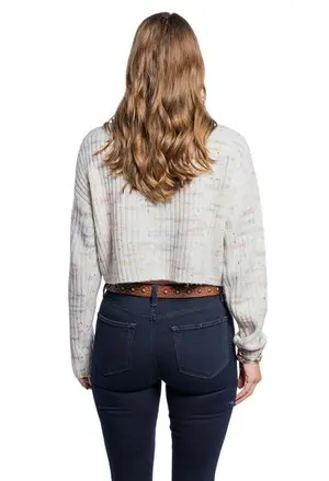 OLD TREND Sunburst Studded Leather Belt