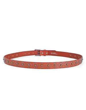 OLD TREND Sunburst Studded Leather Belt