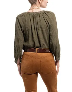 OLD TREND Glory Genuine Leather Star Studded Belt - Brown
