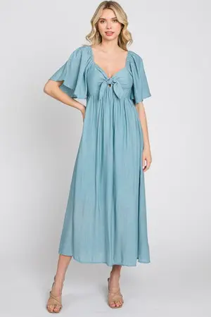 Pinkblush Tie Detailed Day Dresses