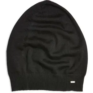 Saint Laurent Cashmere Logo Beanie - Black
