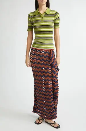 ZANKOV Angelino Draped Skirt