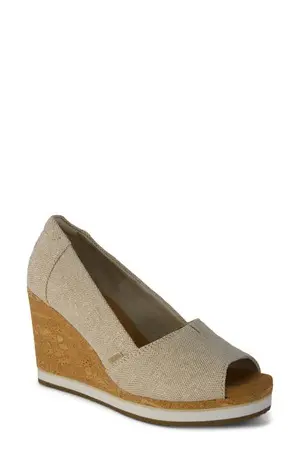 Toms Essential Wedge Pumps - Gold