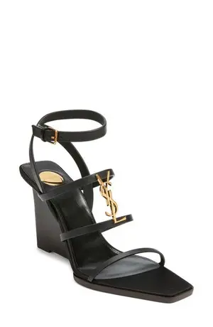 Saint Laurent Nicla Wedge Sandal
