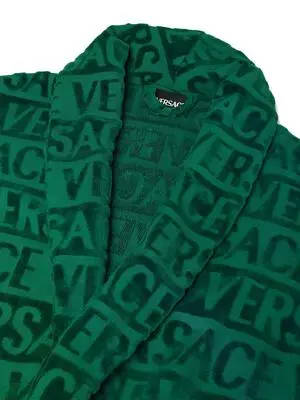 Versace Logo Baroque Bathrobe