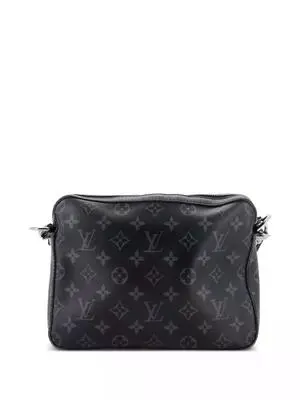 LOUIS VUITTON Trio Messenger Bag Monogram Eclipse Canvas