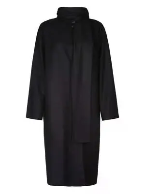 Harris Wharf London Attached Scarf Coat
