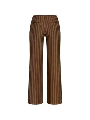 REFORMATION Petites Vida Low-rise Trousers - Brown