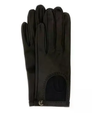 Valentino Garavani Leather Gloves - Black