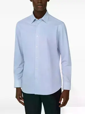 Boggi Milano Jersey Shirt - Blue