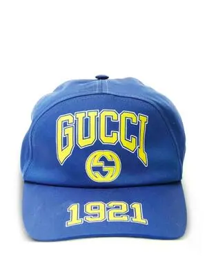 Gucci Logo Baseball Cap - Blue