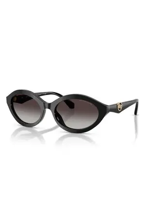 Michael Kors Carlazzo 55mm Gradient Oval Sunglasses