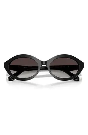 Michael Kors Carlazzo 55mm Gradient Oval Sunglasses