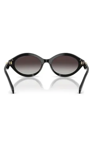Michael Kors Carlazzo 55mm Gradient Oval Sunglasses