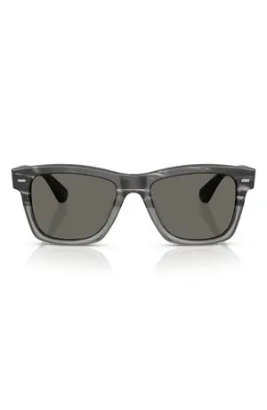 Oliver Spencer 51mm Pillow Sunglasses - Semi-matte Storm/carbon Grey