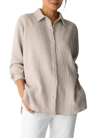 Eileen Fisher Textured Shirts For Women