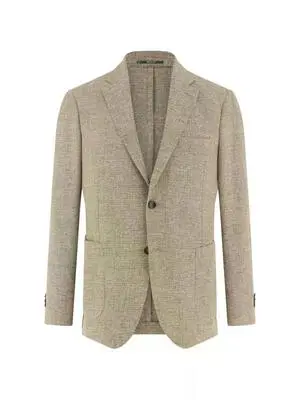 Boggi Milano Micro-textured Single-breasted Blazer