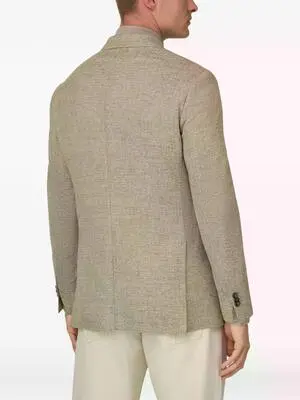 Boggi Milano Micro-textured Single-breasted Blazer
