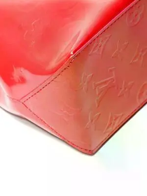 LOUIS VUITTON 2005 Pm Reade Logo-plaque Tote Bag - Red