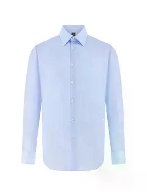 Boggi Milano Spread Collar Shirts For Men