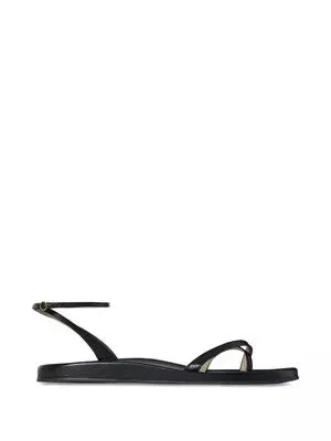 THE ROW Hugh Ankle-strap Sandals - Black