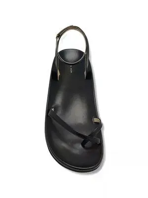 THE ROW Hugh Ankle-strap Sandals - Black