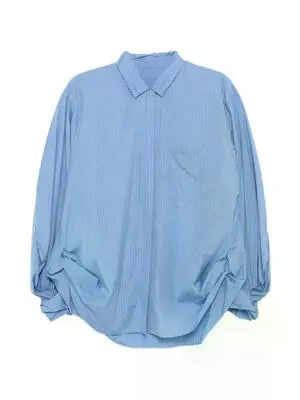 JNBY Striped Puff-sleeved Shirt